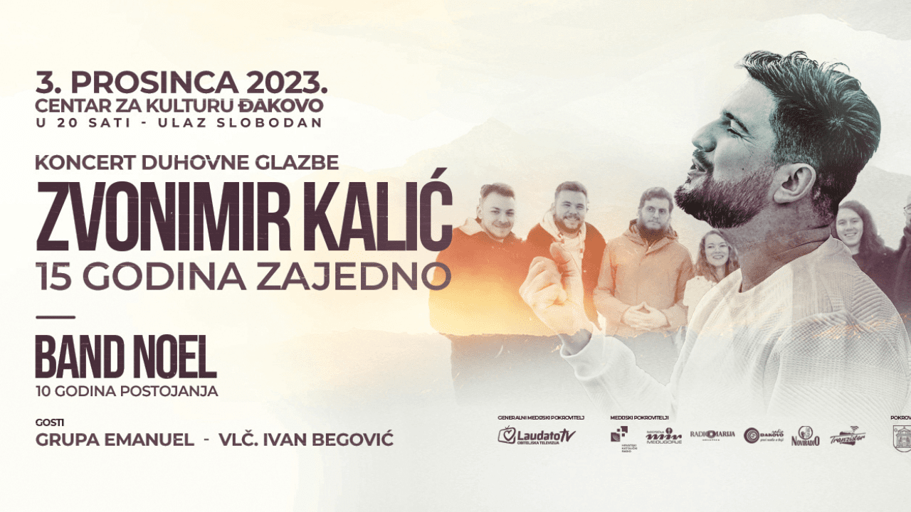 Koncert duhovne glazbe ''15 godina zajedno'' Zvonimira Kalića | Laudato